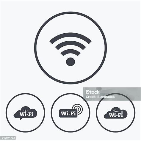 Wifi 무선 네트워크 아이콘 Wifi 말풍선을 0명에 대한 스톡 벡터 아트 및 기타 이미지 0명 기업 재무와 산업 대화