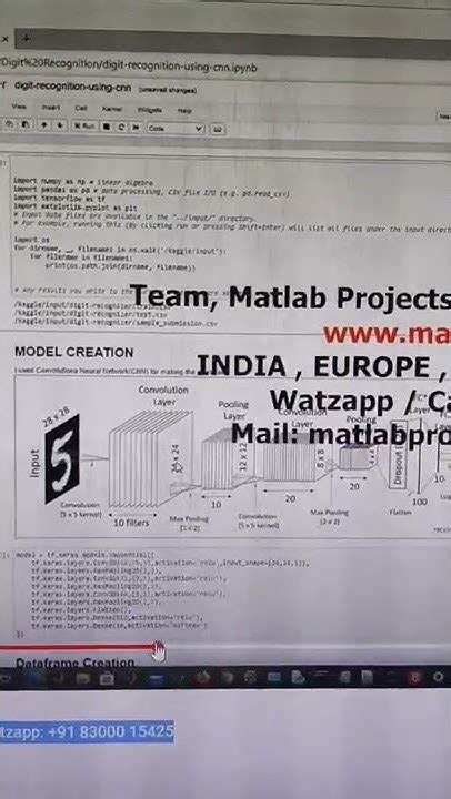 Digit Recognition Using Cnn Python Project Youtube
