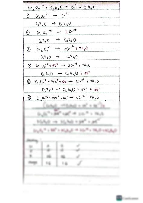 Solution Balancing Redox Reactions In Acidic And Basic Solution