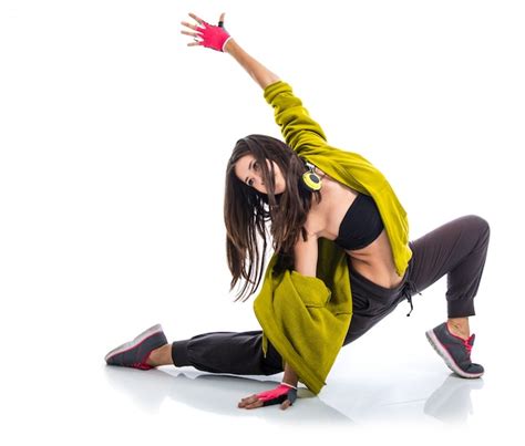 Premium Photo Teenager Girl Dancing Street Dance Style