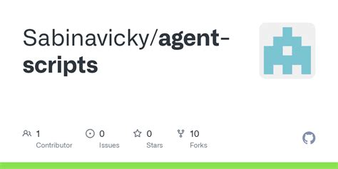 github sabinavicky agent scripts
