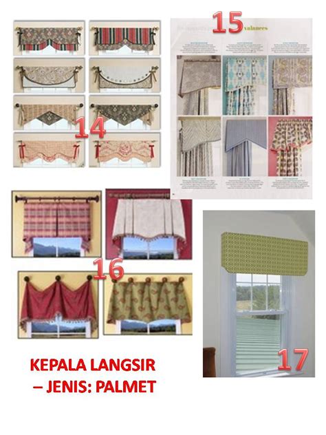 Tempahan Langsir Mkina Fashions Contoh Contoh Kepala Langsir