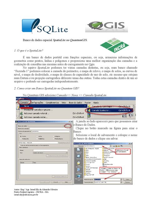 Banco De Dados Spatialite No Qgis Como Criar E Utilizar Um Banco