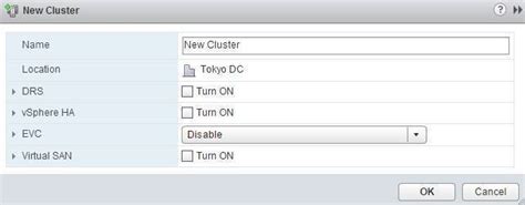 Create Clusters Vmware Esxi