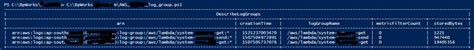 How To Show Aws Cloudwatch Log Group Names Using Aws Cli Output Formats A Turning Point