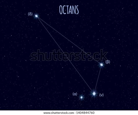 Octans Octant Constellation Vector Illustration Basic Stock Vektorgrafik Lizenzfrei Octans Octant Constellation Vector Illustration Basic Stock Vektorgrafik Lizenzfrei