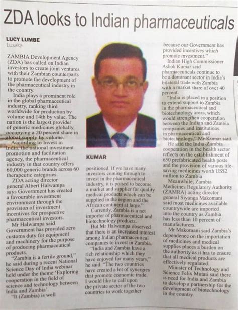 Zambia Development Agency On Linkedin In The News The Zambia