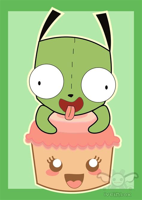 Gir Invader Zim By Iveinbox On Deviantart Girly Invader Zim Cartoon Net