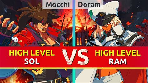 Ggst Mocchi Sol Vs Doram Ramlethal Guilty Gear Strive High Level Gameplay Youtube