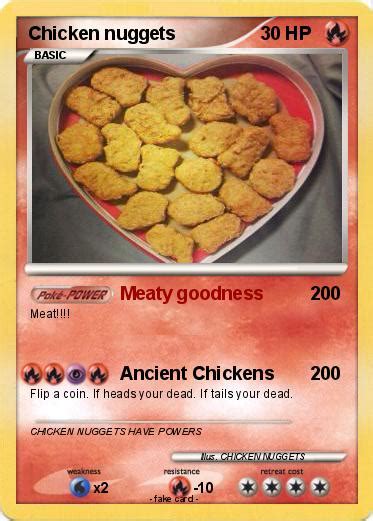 Pokémon Chicken Nuggets 29 29 Meaty Goodness My Pokemon Card