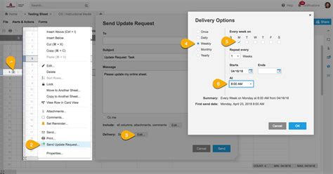 Automatically Request Updates Weekly Without A Trigger Event
