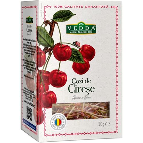 Ceai De Cozi De Cirese La Vrac 50g Vedda Drmax Farmacie