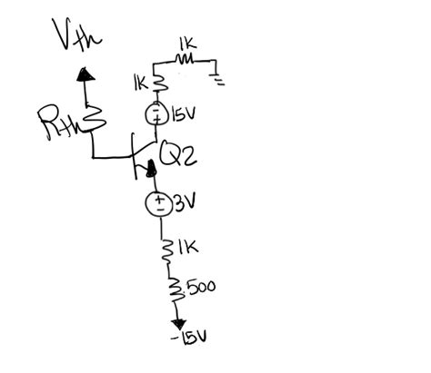 Use The Circuit Below And Assume That Vth1 V And