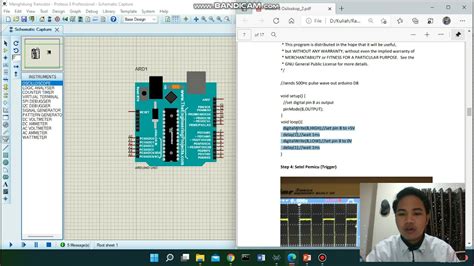 Penjelasan Tentang Osiloskop Dan Cara Menggunakan Arduino Pada Proteus
