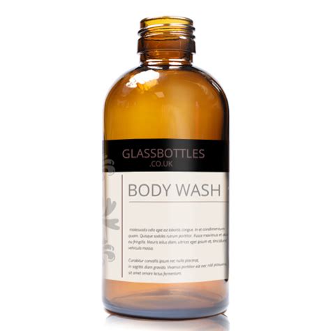 200ml Amber Glass Boston Bottle With Premium Pump