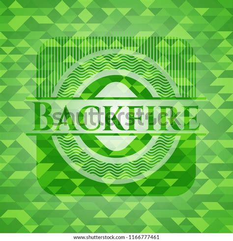 Backfire Green Emblem Triangle Mosaic Background Stock Vector (Royalty Free) 1166777461 ...