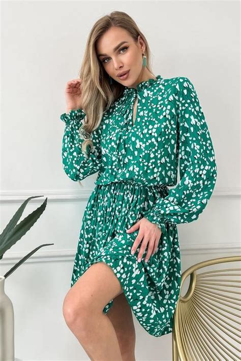 Плаття літнє штанельне квітковий принт із кишенями — ціна 830 грн у каталозі Короткі сукні