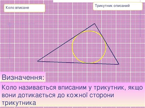 7 клас Геометрія Вписане коло трикутника Презентація Геометрія
