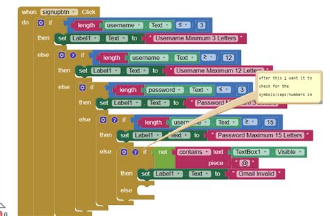 Add Some Requirement To Login Register Password Mit App Inventor Help Mit App Inventor Community