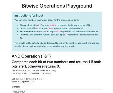 Introduction To Bitwise Operators By Chris Adams