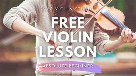 Violin Lesson 1 For Absolute Beginners
