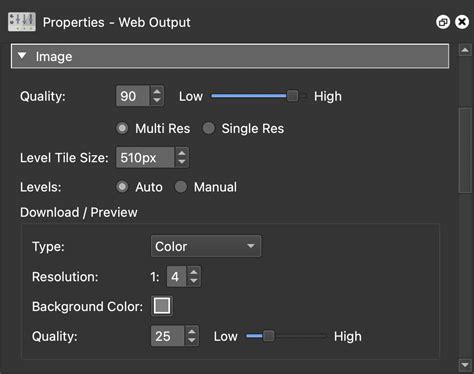 Web Output Properties Pano2vr 71 Documentation Garden Gnome