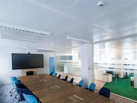 Ceiling Installed On C Bandraster With Pm2 Panel Plafometal