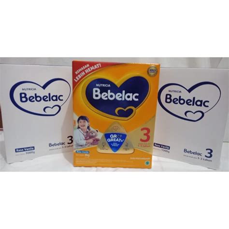 Jual BEBELAC 3 Vanila Dan Madu 1 000gr 1kg Shopee Indonesia