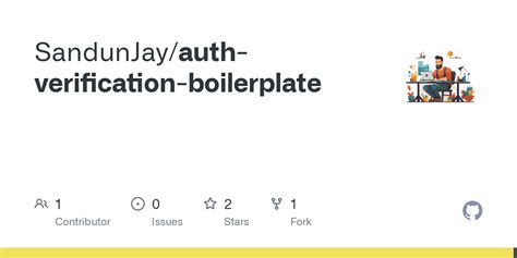 Github Sandunjay Auth Verification Boilerplate