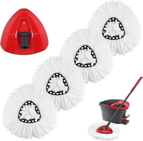Spin Mop Head Refill For Vileda Ocedar Easywring Spin Mop Rotating Microfiber Triangle