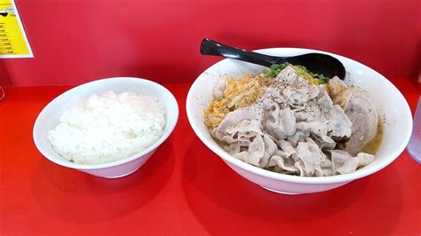 立川マシマシの麺なしラーメンライス Youtube