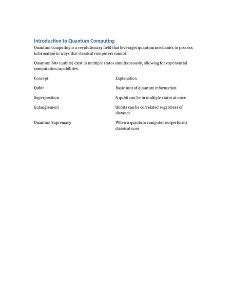 Quantum Computing Intro Pdf