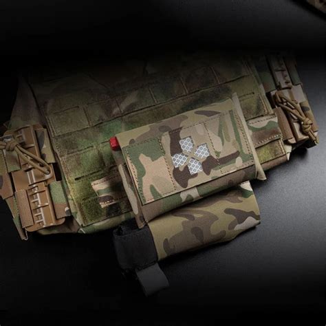 Custom Multi Purpose Tactical Molle Pocket Ifak Edc Micro Trauma Kit