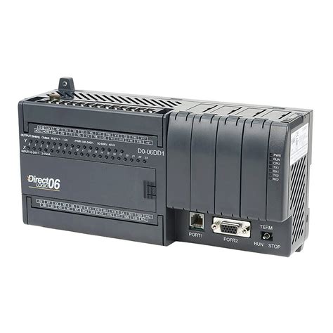 DirectLOGIC PLC 20 Pt In 16 Pt Out Serial Ports Programmable Logic Controller PN D0