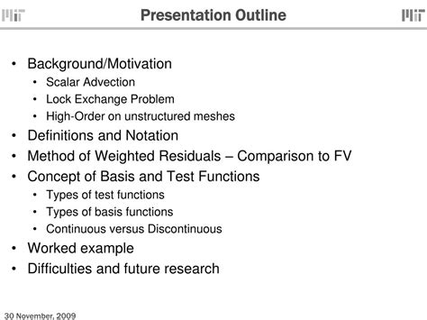 Ppt Discontinuous Galerkin Finite Element Methods Powerpoint Presentation Id 2731977