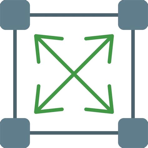 Resize Flat Icon 9427820 Vector Art At Vecteezy