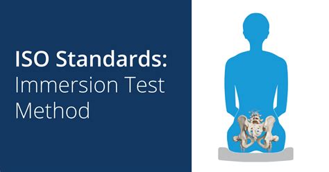 Iso Standards Immersion Test Method