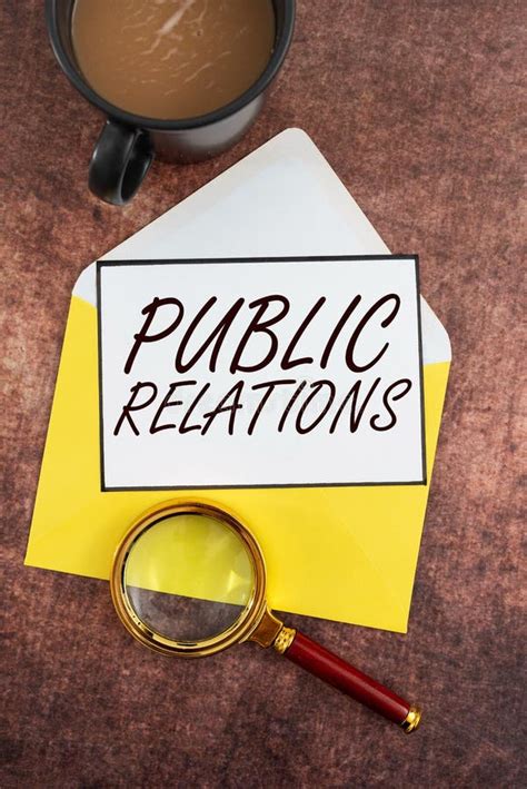 Conceptual Display Public Relationspractice Managing Spread Of Information Between Individual