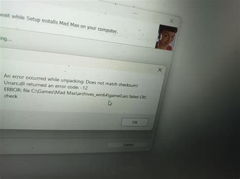 mad max installing problem r fitgirlrepack