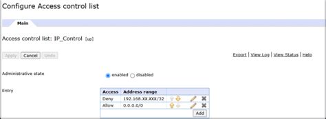 How To Block And Access Ip Using Acl Access Control List