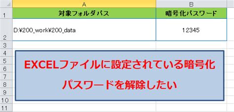 【excel：vba】excelファイルに設定されている暗号化パスワードを解除したい くうねるのエクセル教科書