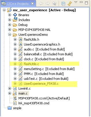Cannot Build UserExperienceDemo For MSP EXP430F5438 Using CCSv4 MSP