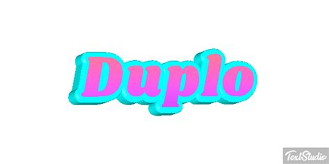 Duplo Palavra Desenhos De Logotipo Em  Animado