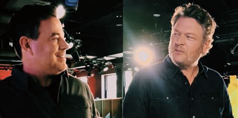 Blake Shelton Dodges Carson Dalys Shocking Tiktok Prank And Voice