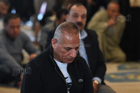 تشييع جثمان أبو الوفا رشوان سكرتير مبارك من مسجد الشرطة بالتجمع صور