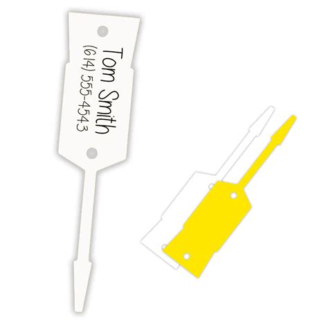 Self Locking Arrow Key Tag Jumbo Size