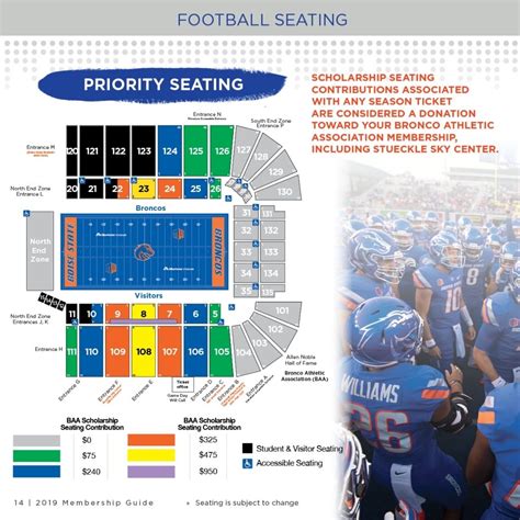 Boise State Football Stadium Seating Chart Stadium Seating Chart