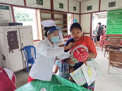 ဝိုင်းမော်မြို့၌ အသက် ၅ နှစ်အောက်ကလေးများအား ဗီတာမင်အေဆေးနှင့်သန်ချဆေးတိုက်ကျွေး Information