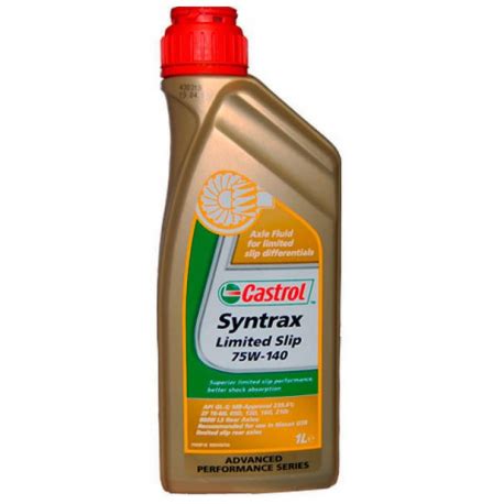 Huile boîte de vitesse Castrol Syntrax Limited Slip - 75w140 - Config ...