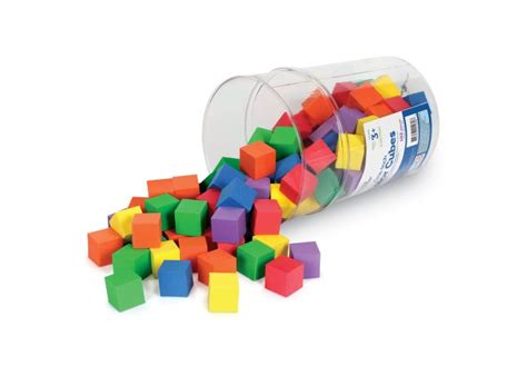 Soft Foam One Inch Color Cubes